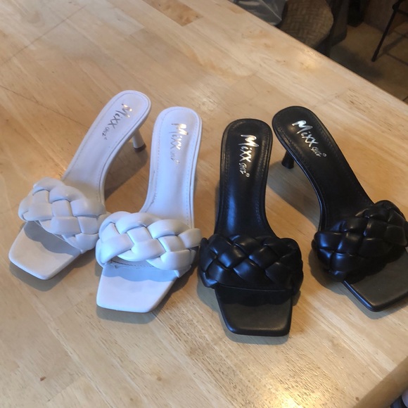 Mixx Shuz | Shoes | Mixx Shuz 2 New Sandals Black And White | Poshmark